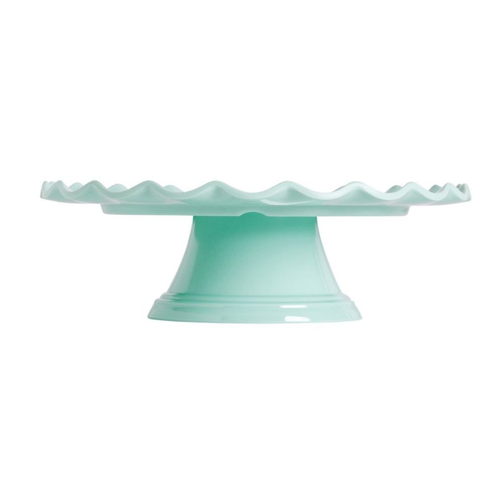 Stand de melamina borde ondulado Verde Menta - Dulce Silvita